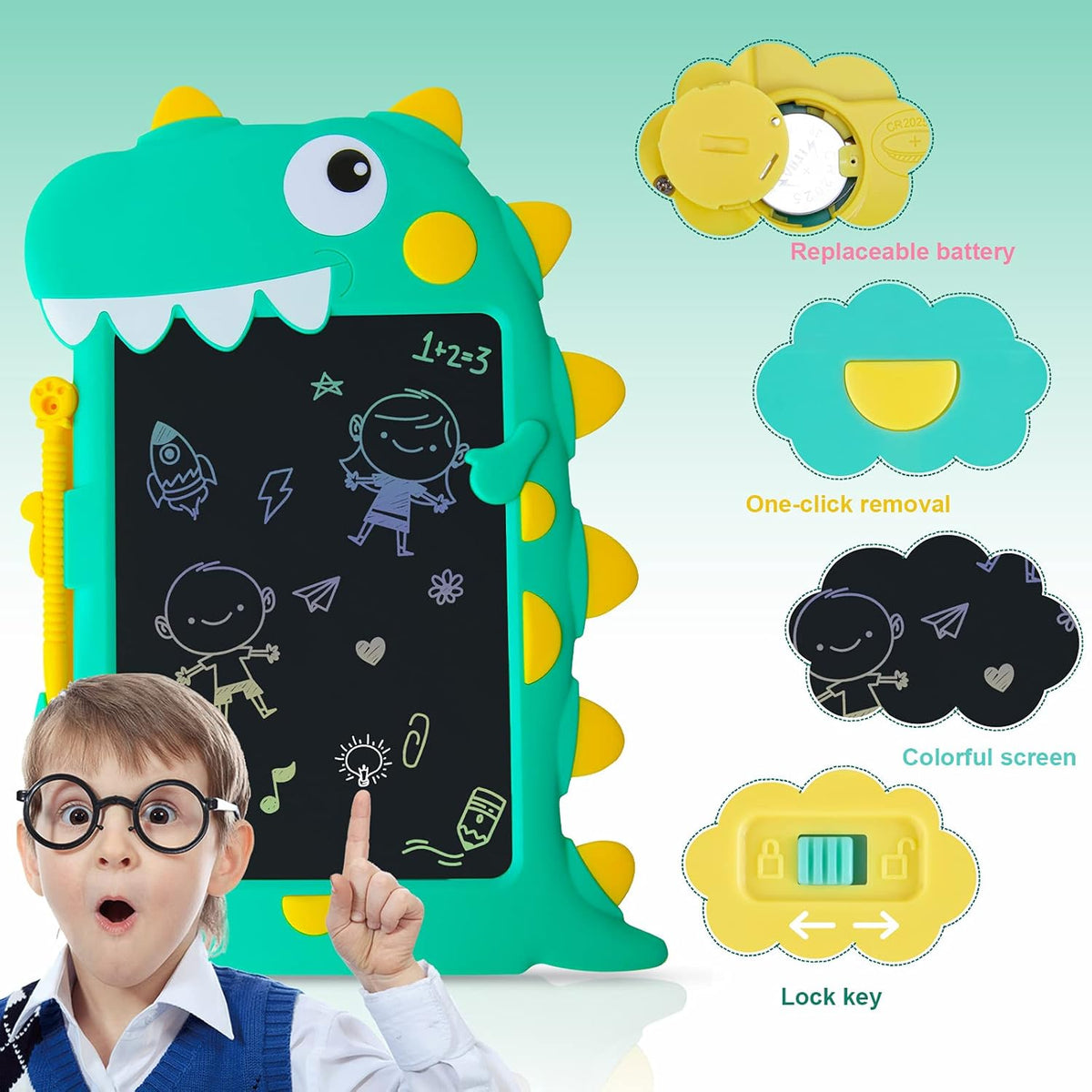 Dinosaur LCD Drawing Tablet — Thinking Toys