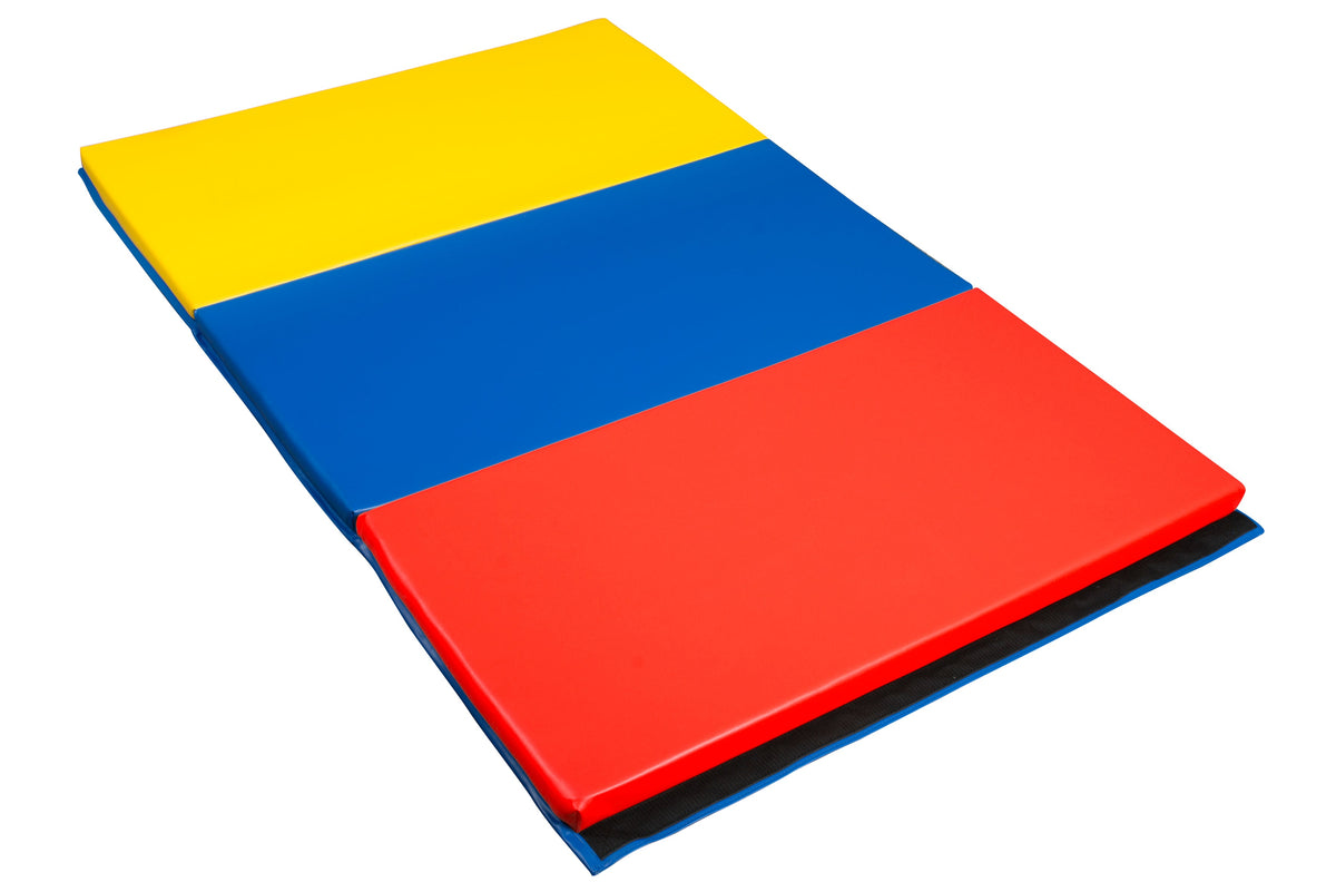 Gym Mat - Coloured - Folding - 180 x 120 x 5cm — Thinking Toys