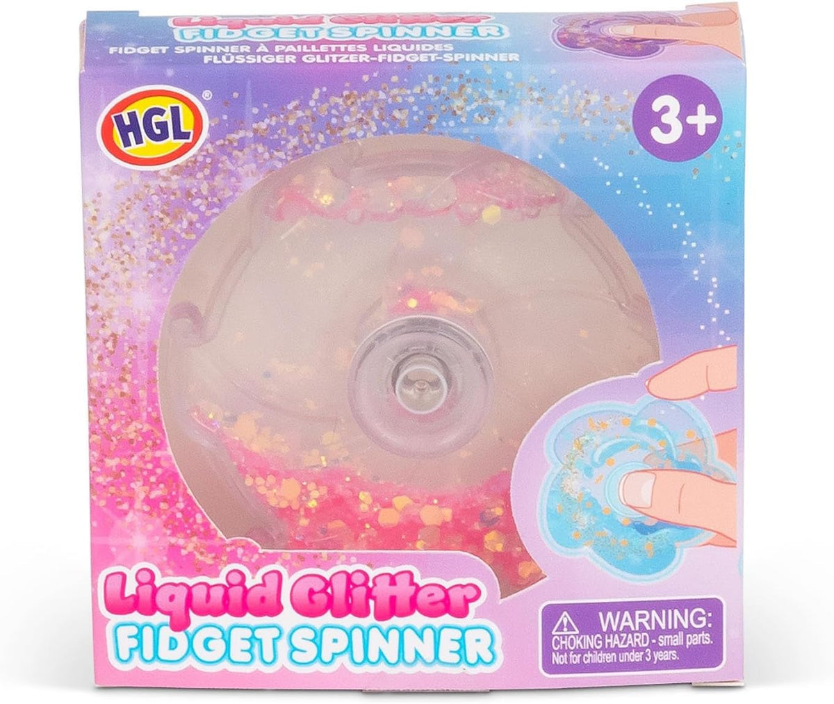 Liquid Glitter Fidget Spinner — Thinking Toys