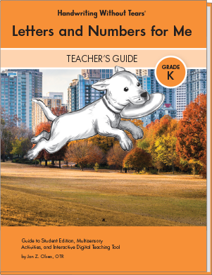 Teacher's Guide - Letters & Numbers for Me - Handwriting Without Tears ...