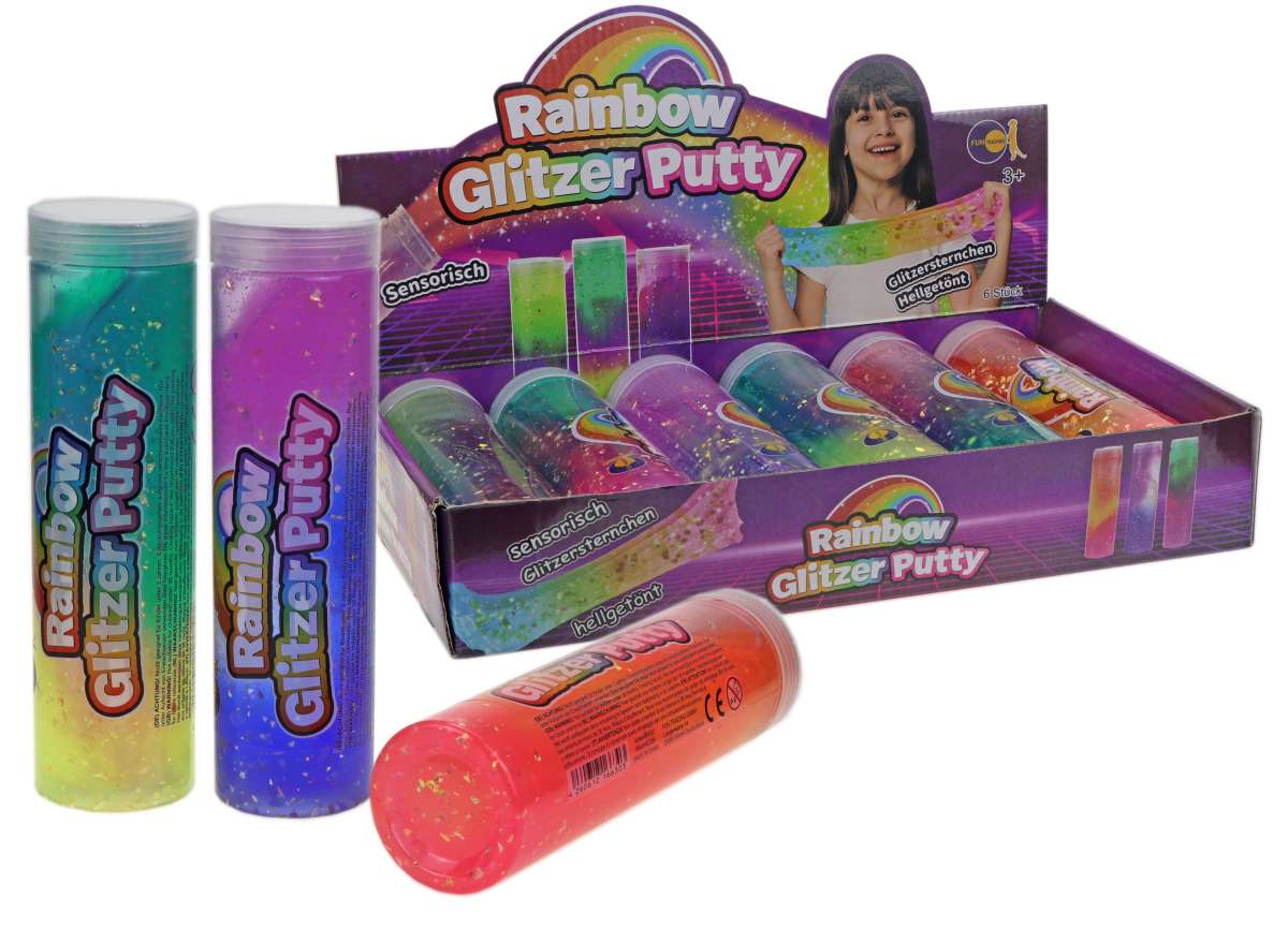 Rainbow Glitter Putty 420 g — Thinking Toys