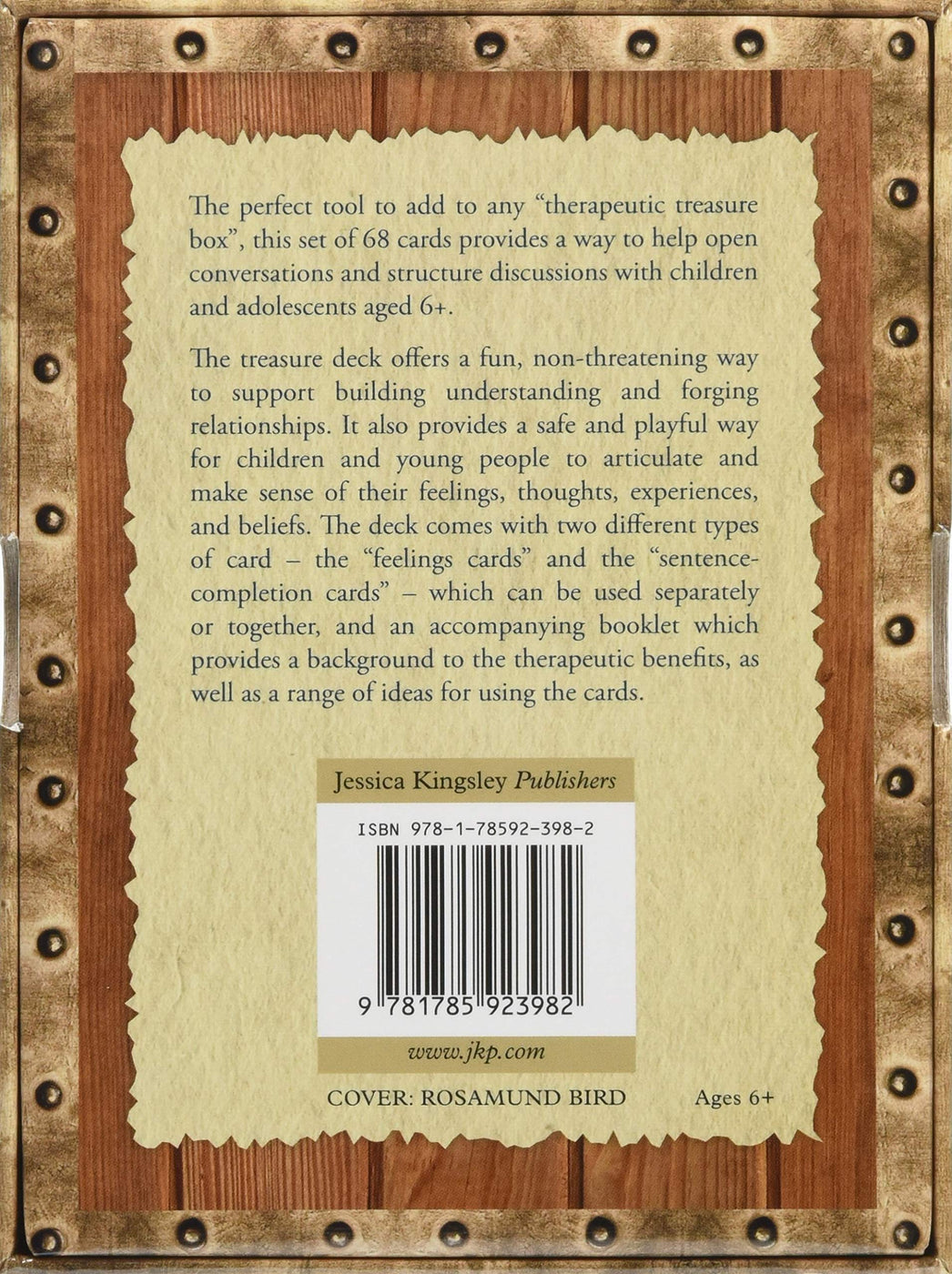 A Therapeutic Treasure Deck of Sentence Completion and Feelings Cards ...