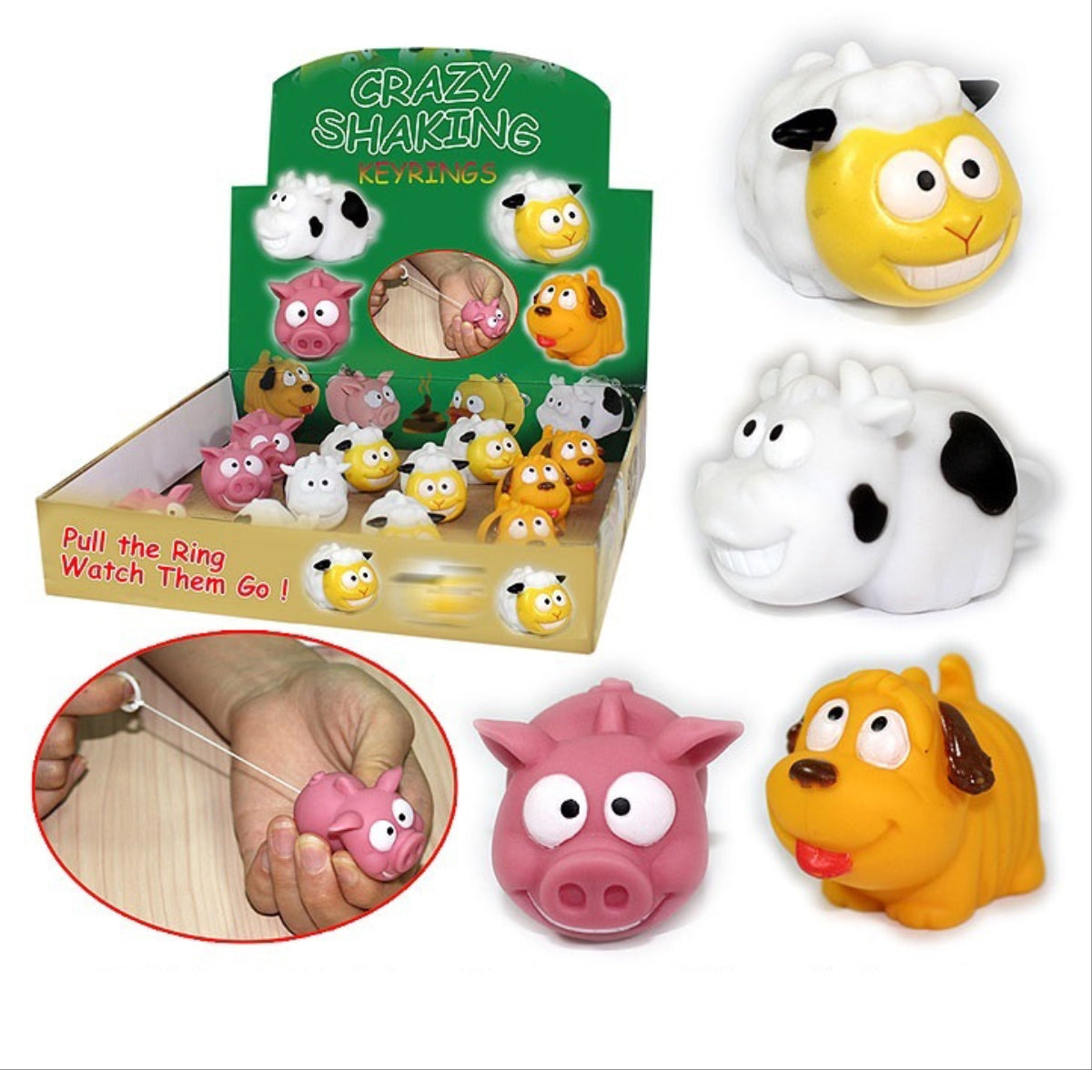 Crazy Shaking Animals (One only) — Thinking Toys