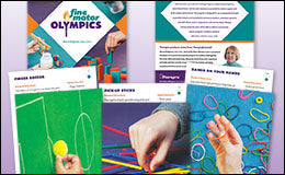 Fine Motor Olympics Activity Cards — Thinking Toys