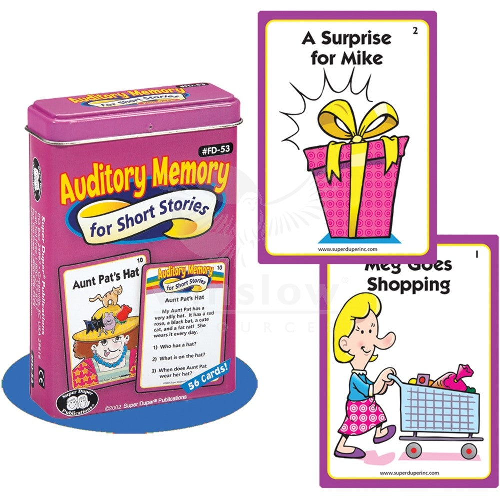 Fun Deck - Auditory Memory For Short Stories - Available Mid November ...