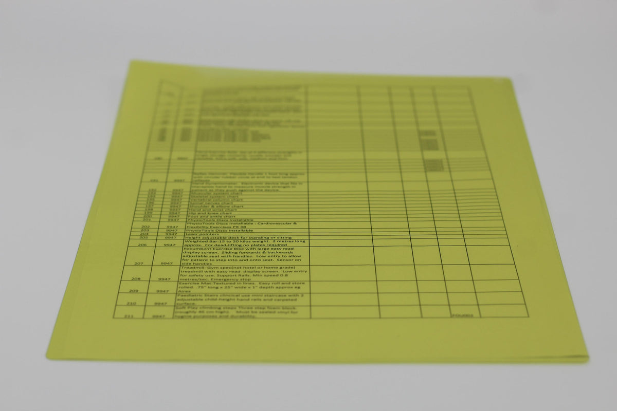 Page Reading Overlay - Yellow — Thinking Toys