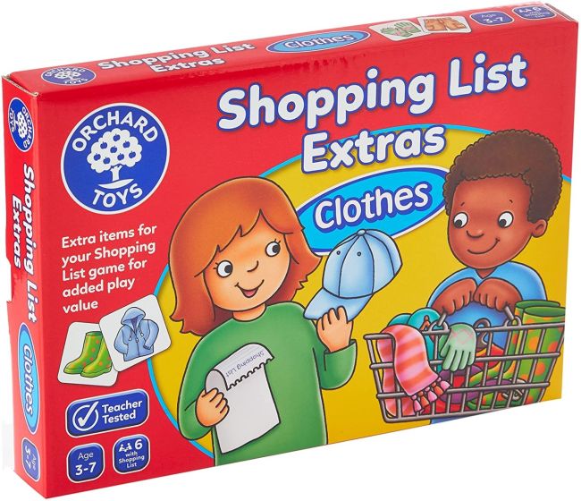 Shopping List Booster Pack - Clothes — Thinking Toys