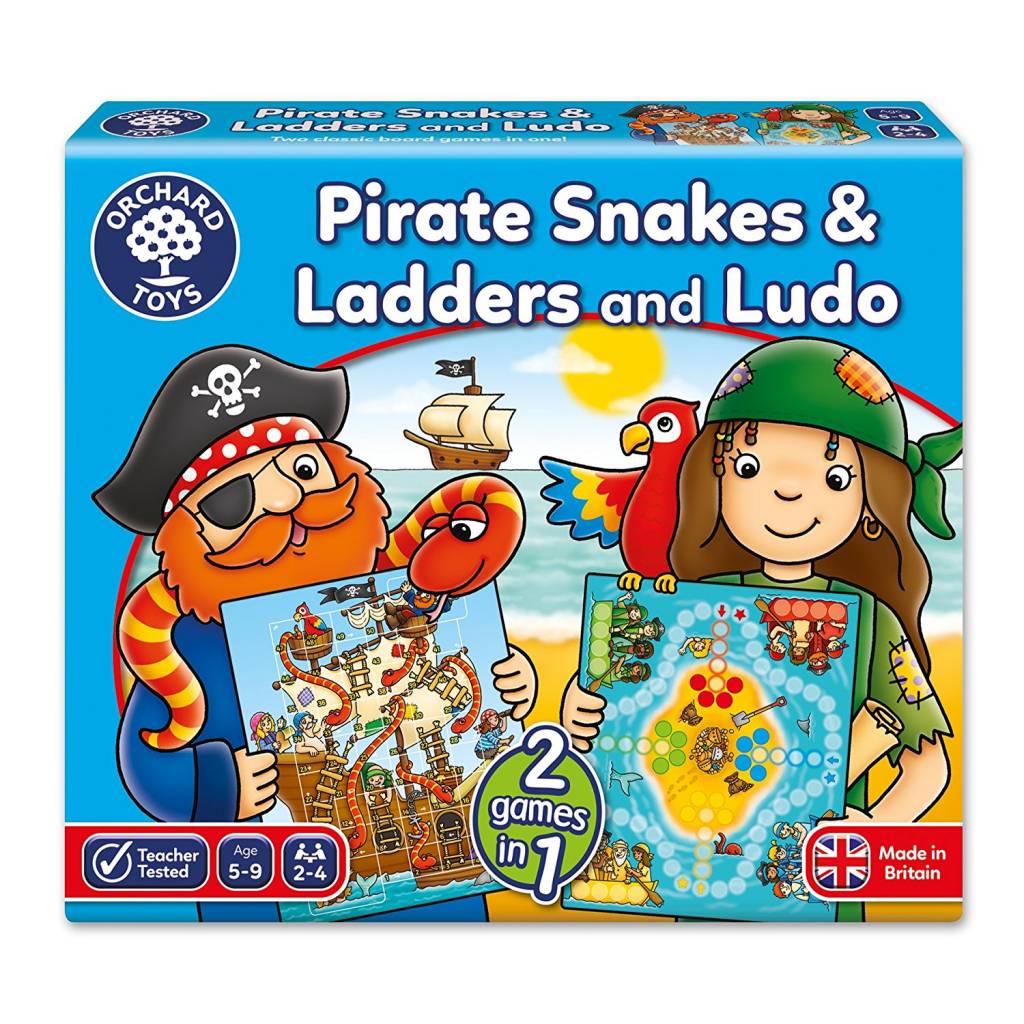 Pirate Snakes and Ladders & Ludo Board Game — Thinking Toys